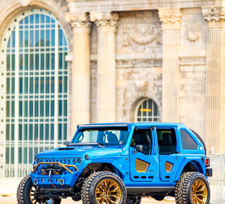 Hydro Blue Jeep Wrangler - MICHIGAN PREMIER AUTO